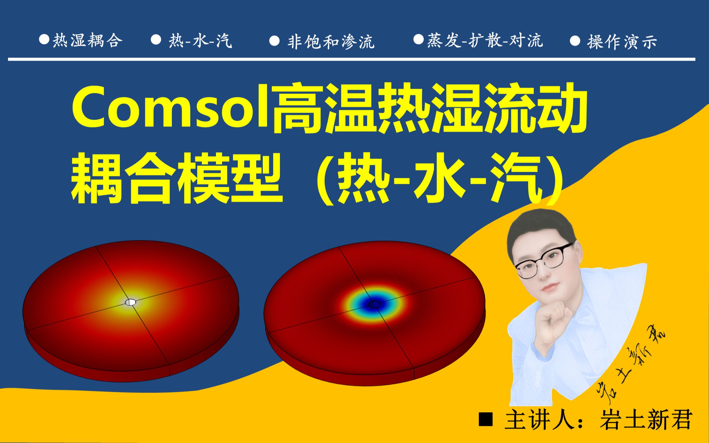 Comsol多孔介质高温热湿流动耦合模型