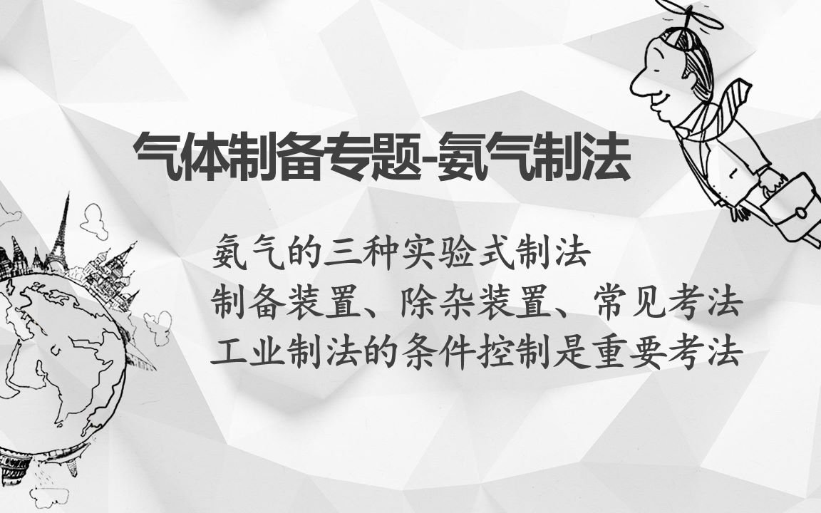 气体制备专题-氨气的制法