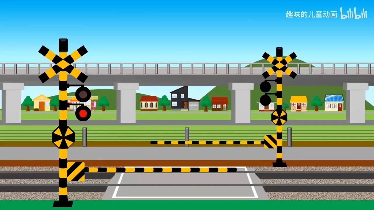 儿童铁道动画剧场 火车呜呜呜 各种各样的小火车在赛跑 谁最厉害