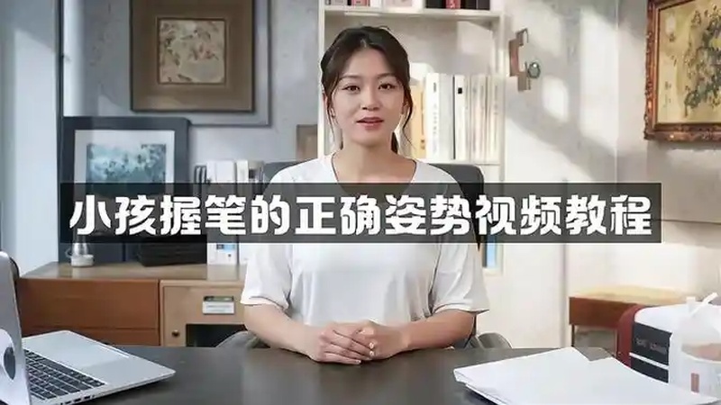小孩握笔的正确姿势视频教程