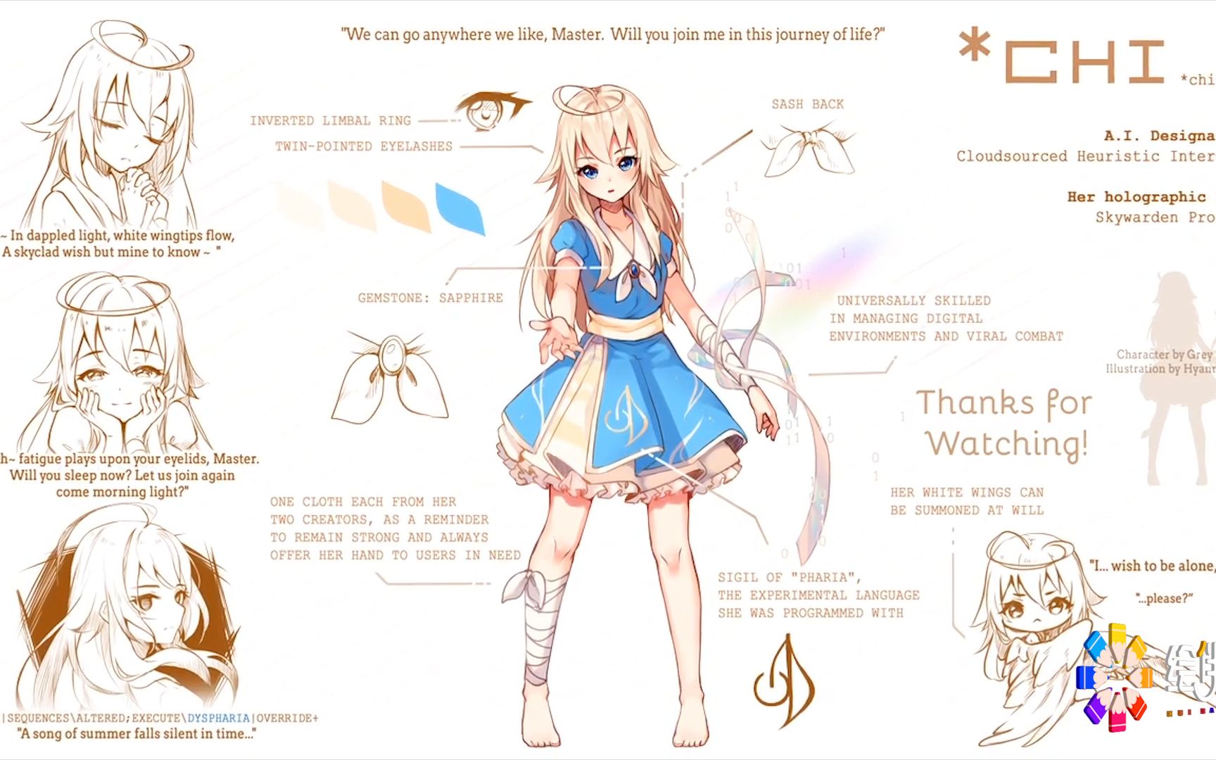 【CG插画】动漫动画人物设计稿怎么画?看这里