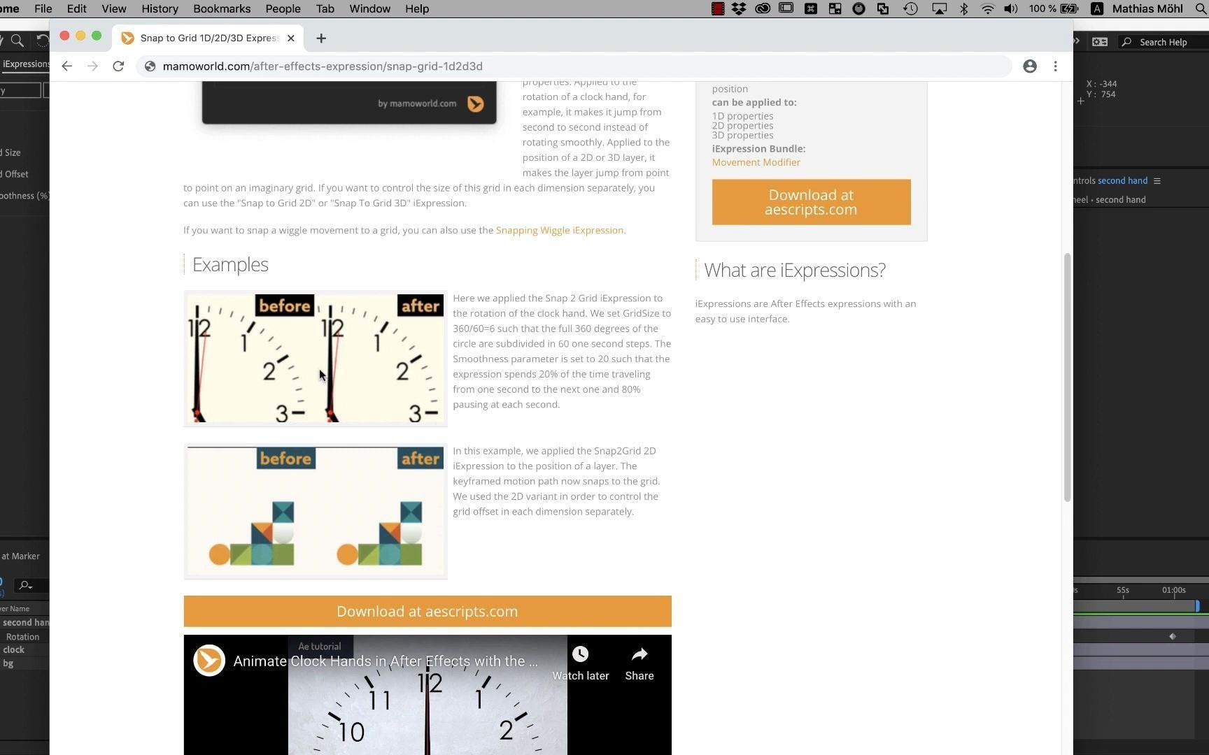ae脚本iExpressions 使用教程