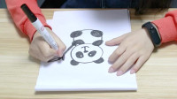 生活简笔画,可爱的熊猫教程