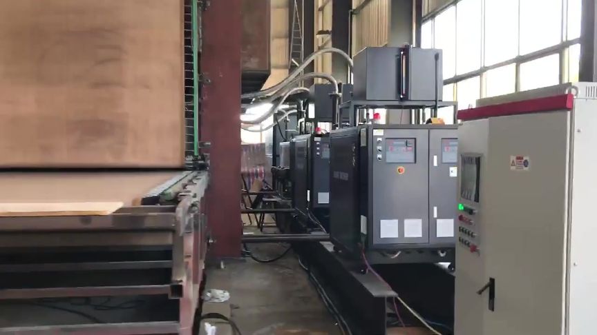 GMT生产线控制油温机,压板模具油加热器