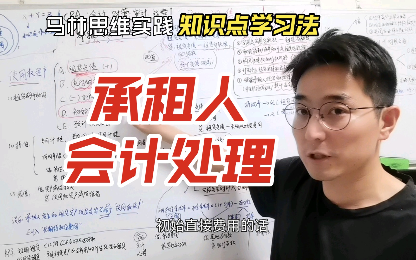 会计11-承租人会计处理【P14租赁】日拱知识点