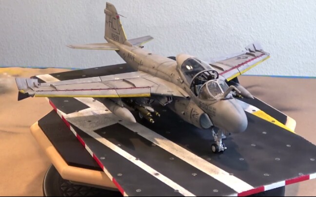 1/48的A-6E“入侵者”舰载攻击机【1080P】