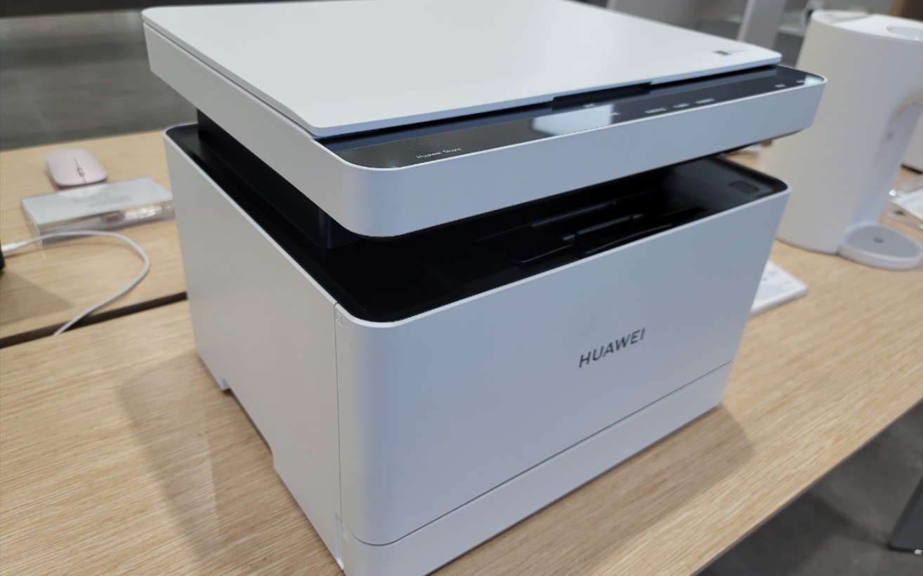 华为PixLab X1线下体验自动双面打印