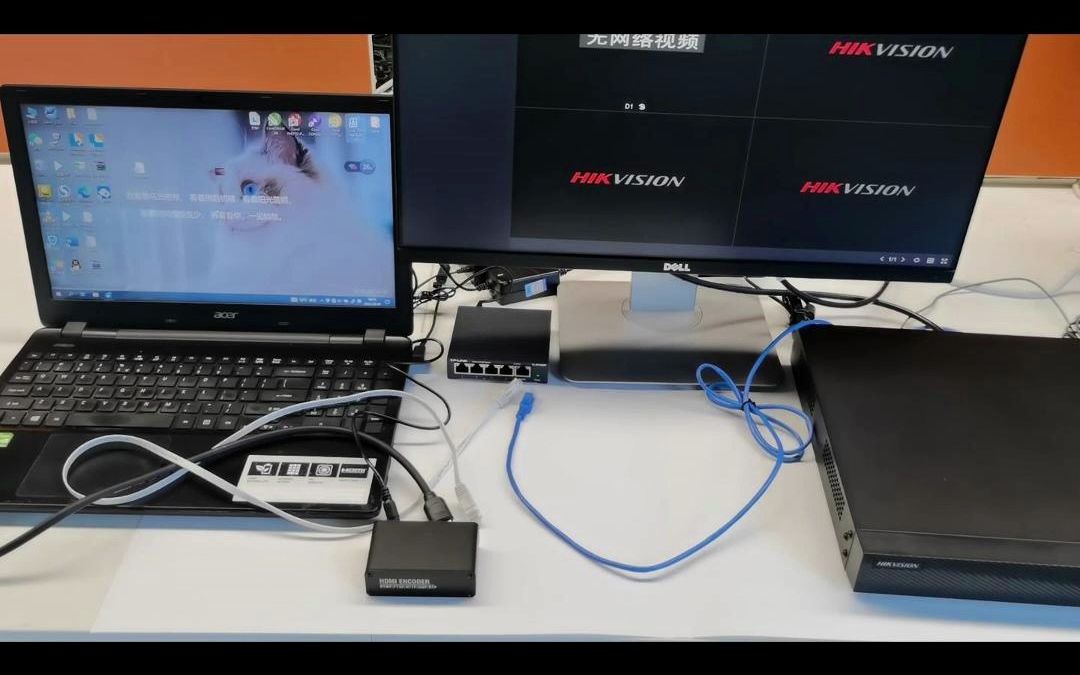 HDMI网络视频编码器对接海康的NVR操作教程