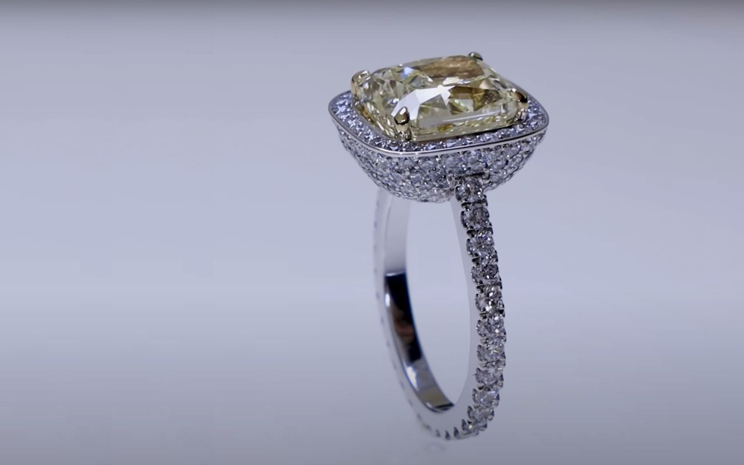 制作一枚镶满钻石的黄宝石钻戒(原:The MOST VALUABLE PIECE I ...