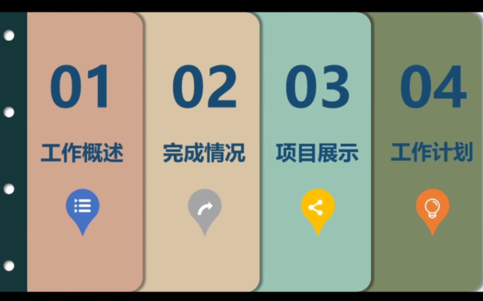 PPT技巧制作书签目录