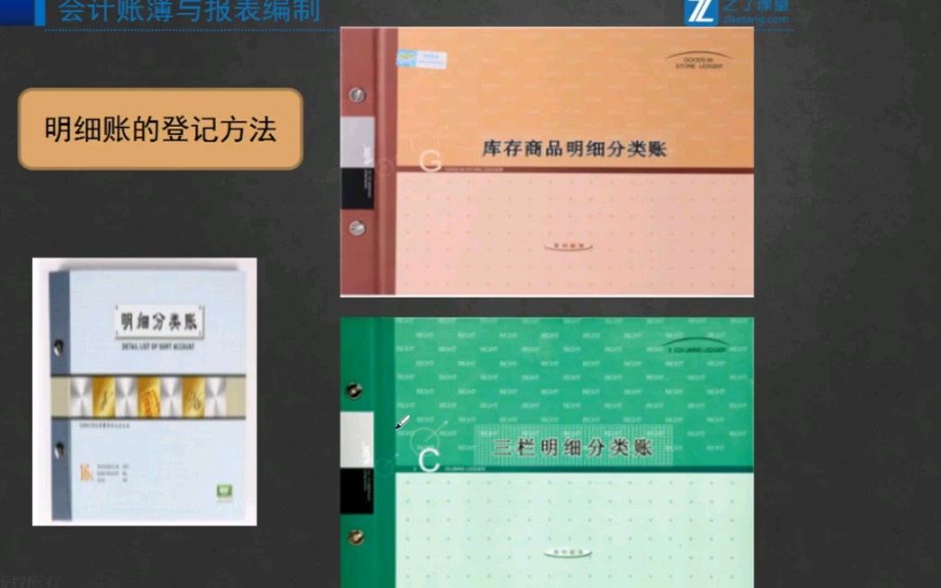 【4.会计账簿与报表编制、分析】1.3明细账的登记方法