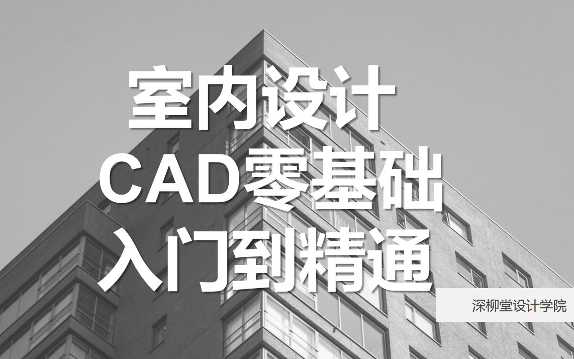 CAD2010入门到精通【室内设计】版(CAD2010版本以上都可以学习)...