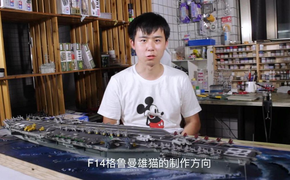军事模型之F-14雄猫战斗飞机模型制作心得讲解