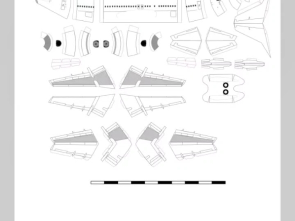 飞机纸模型图纸(1)