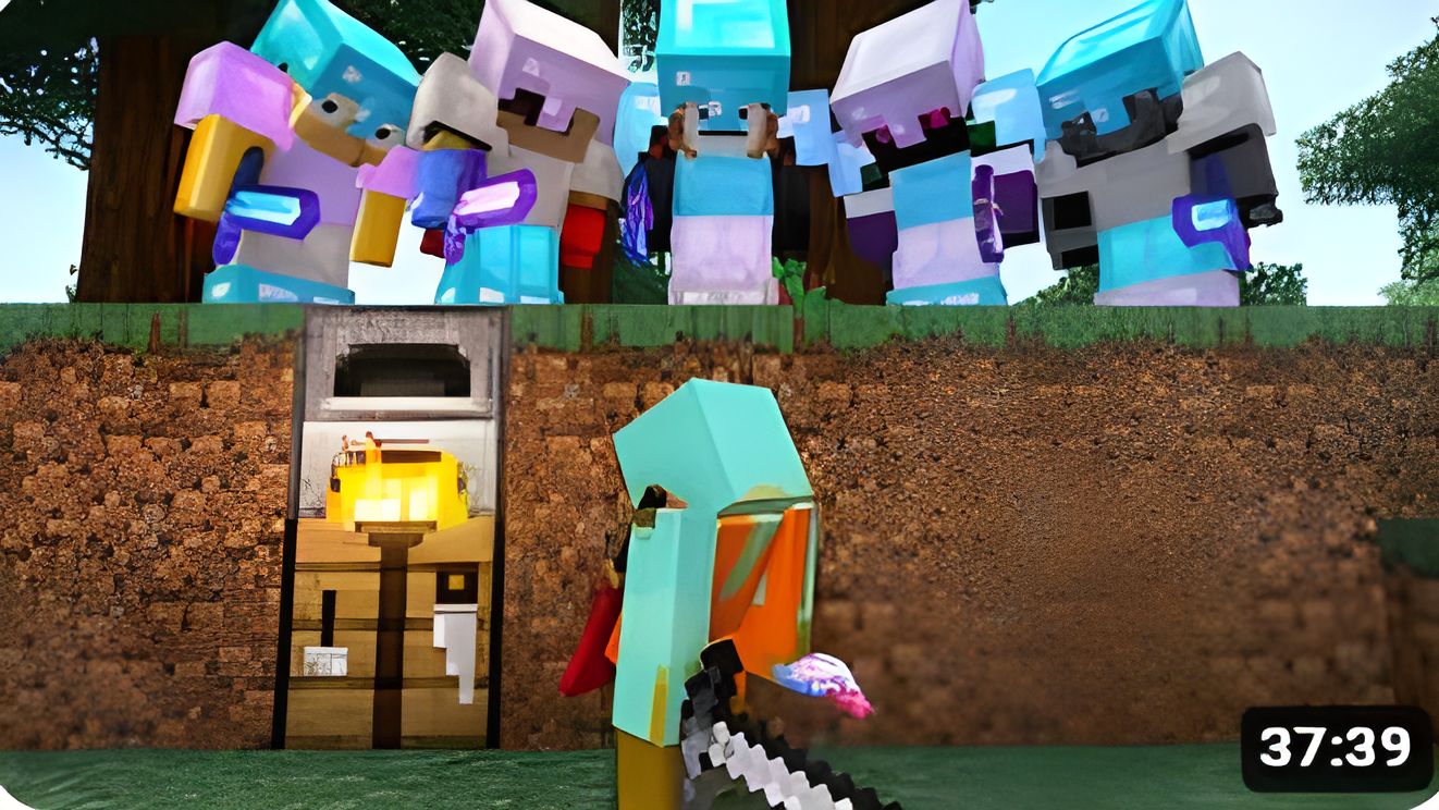 [Hissy] 速通者vs5名猎人 [大结局]_哔哩哔哩bilibili_我的世界