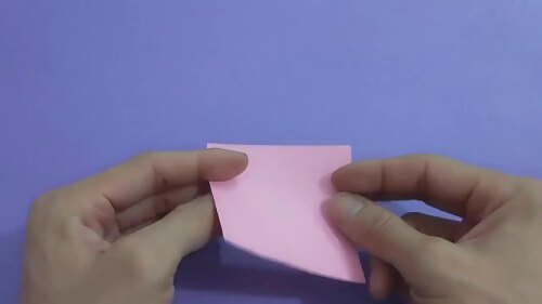 表白只需一张纸就可以很简单的爱心戒指手工折纸赶紧学起来
