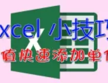 Excel使用小技巧—为数值快速添加单位,用这个设置2秒搞定!