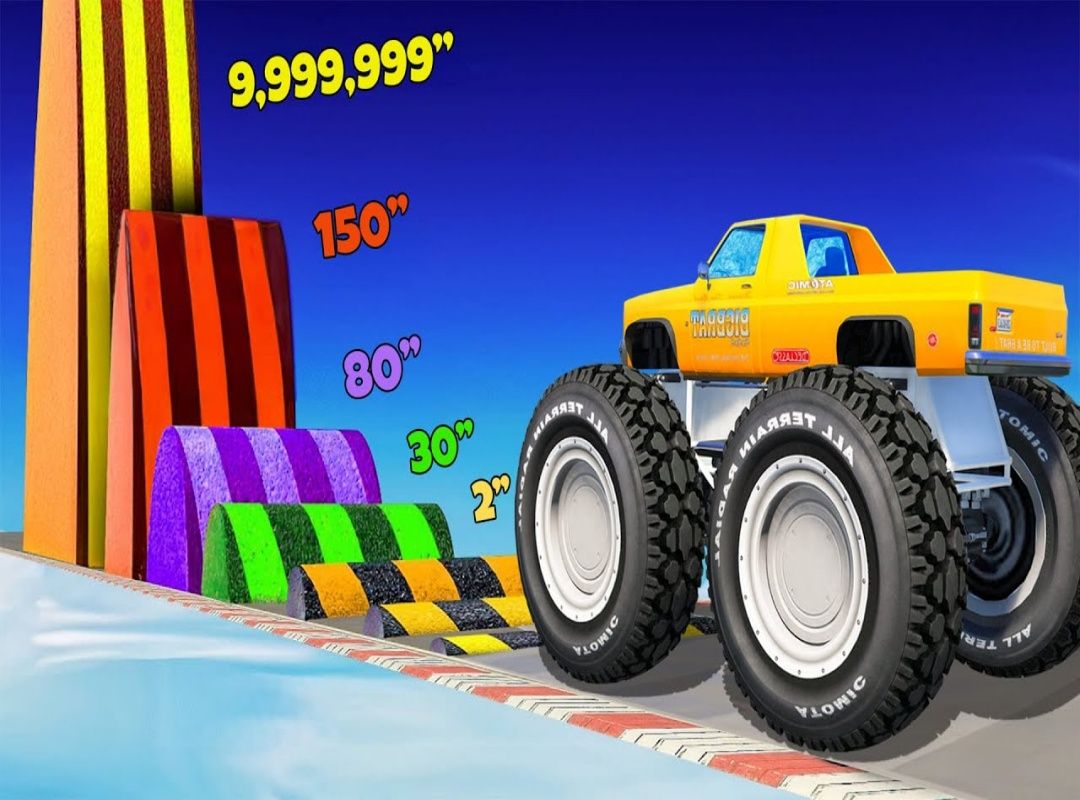 儿童动画:巨型减速带来袭,汽车能否顶住考验?快来揭晓答案吧!