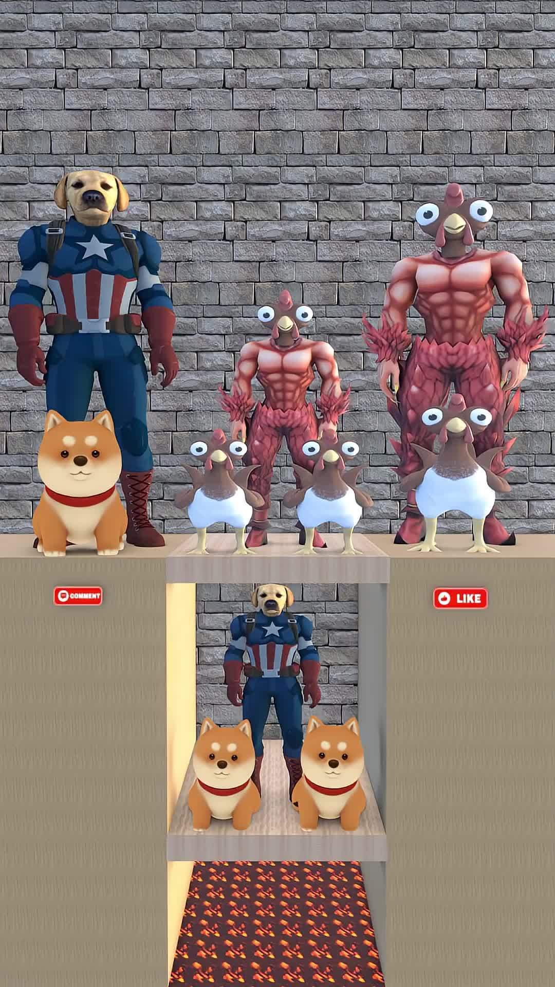 队长狗的跳舞表演