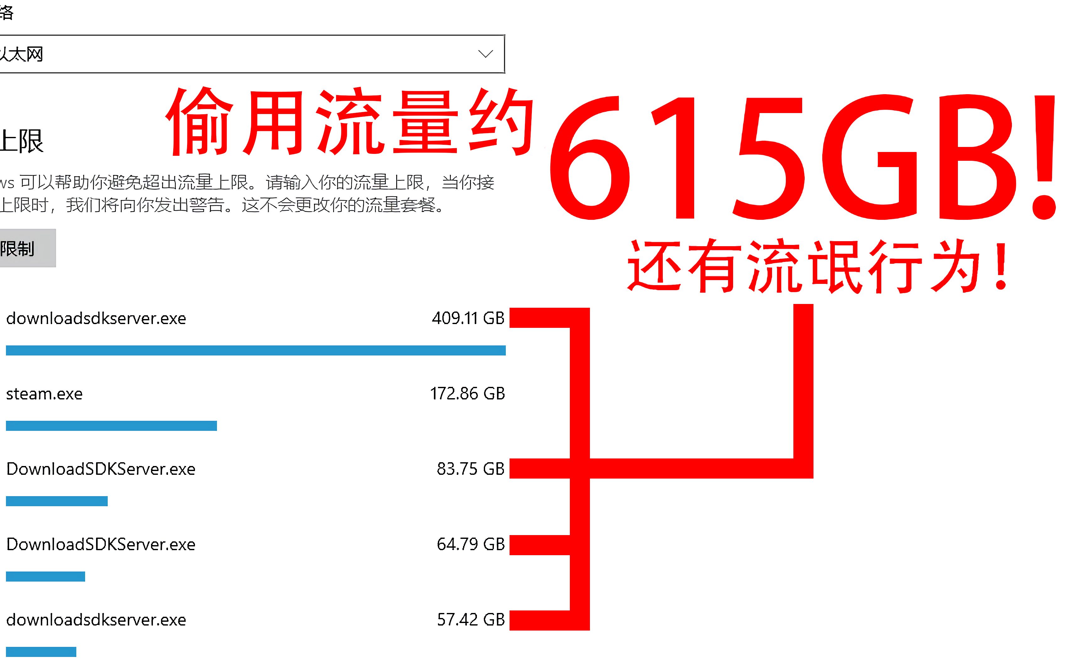 这个下载器几天内在后台偷用了600G!还给我安装垃圾软件