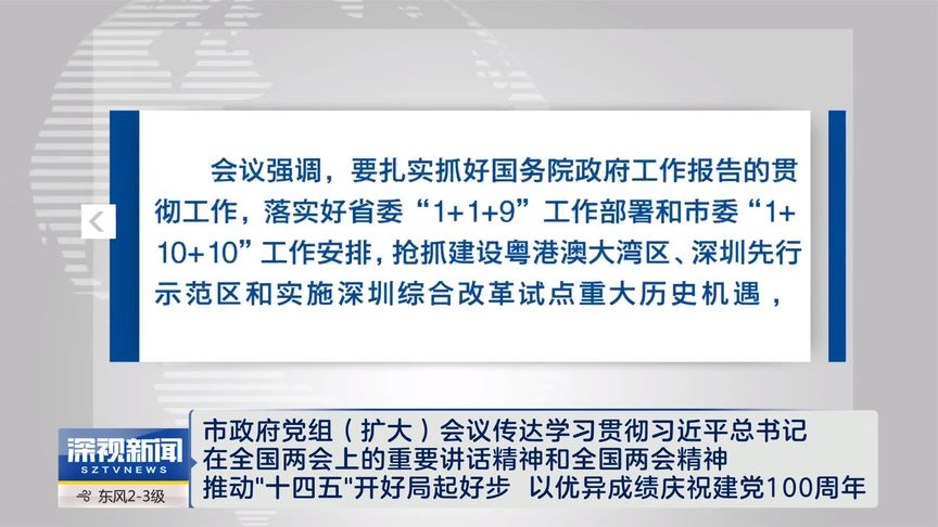市政府党组(扩大)会议传达学习贯彻习近平总书记重要讲话精神