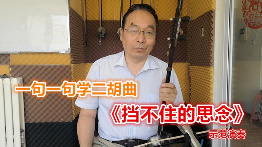 一句一句学二胡曲《挡不住的思念》示范演奏