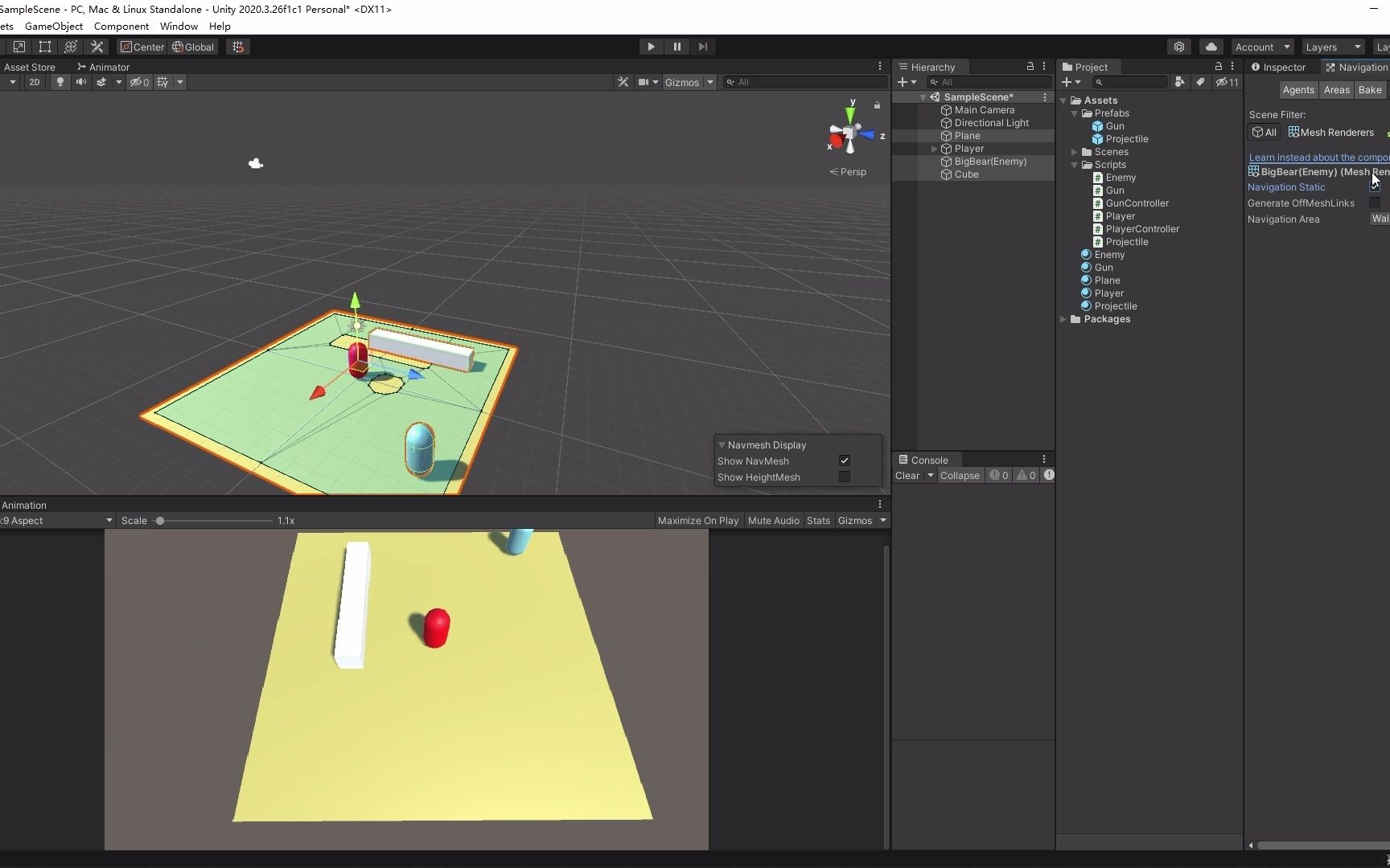 【unity】狗都能学会的unity射击游戏教程 -第四期敌人