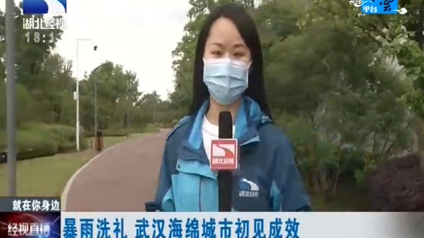 暴雨洗礼,武汉海绵城市工程,初见成效