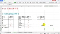 ...Excel公式与函数教程求和逻辑日期查找引用财务函数 第2集 认识运算...