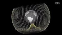 地球磁场3D演示动画 三维动画(超清)001