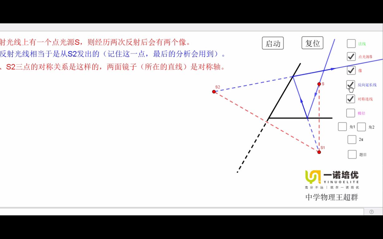 【中学物理王超群】角反射镜对光的反射-2020042501