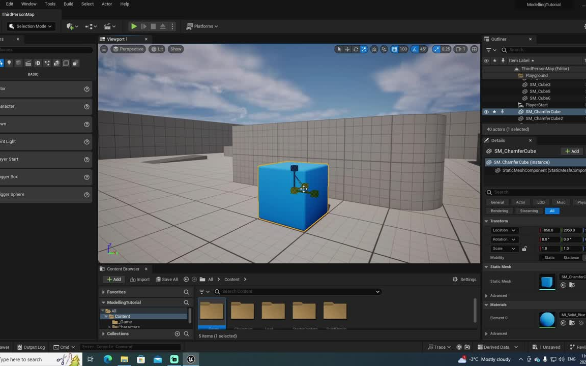UE5内置建模工具教程Modeling With Unreal Engine 5 No Maya or ...
