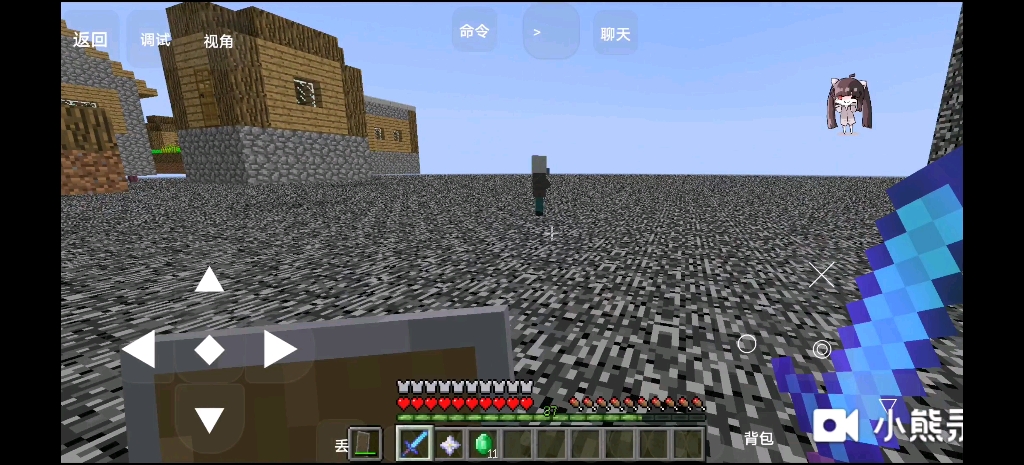 Minecraft:用锋利32767的钻石剑虐杀生物