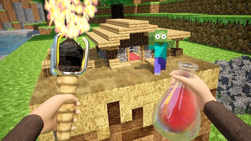 我的世界真实版:如何用药水建造出超小型房子
