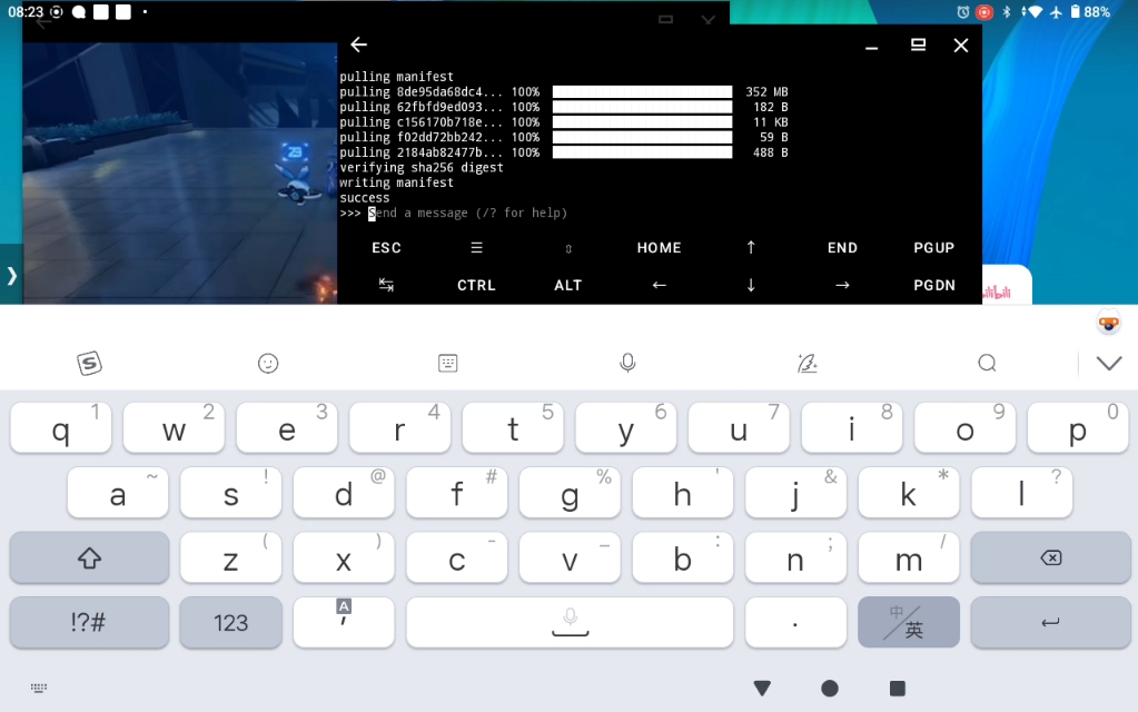 谁说低配平板不能运行ollama的?