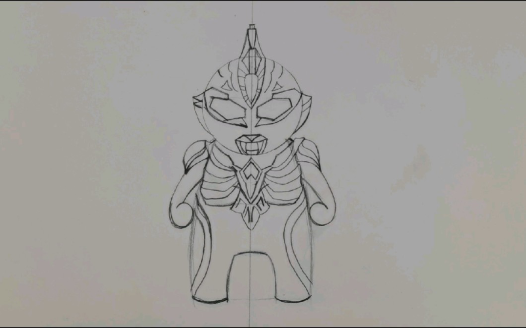 麦克斯奥特曼,绘画教程,线稿篇
