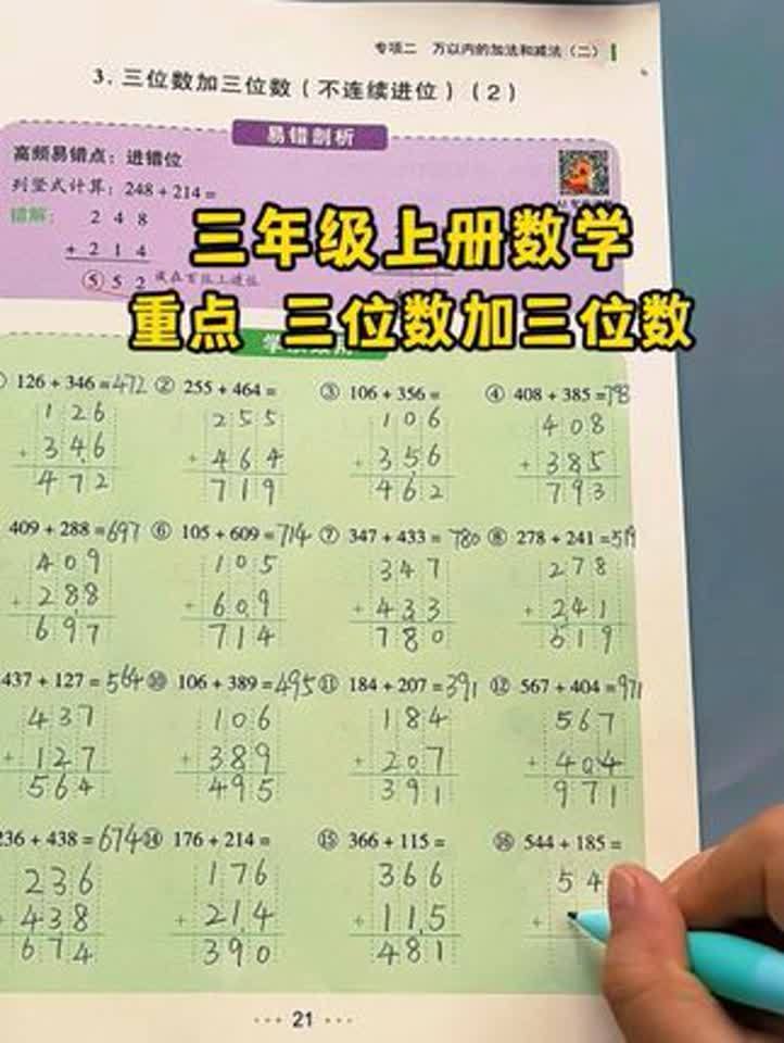 易错题系列整理了每一种类型题目的易错点,分析得很到位 数学