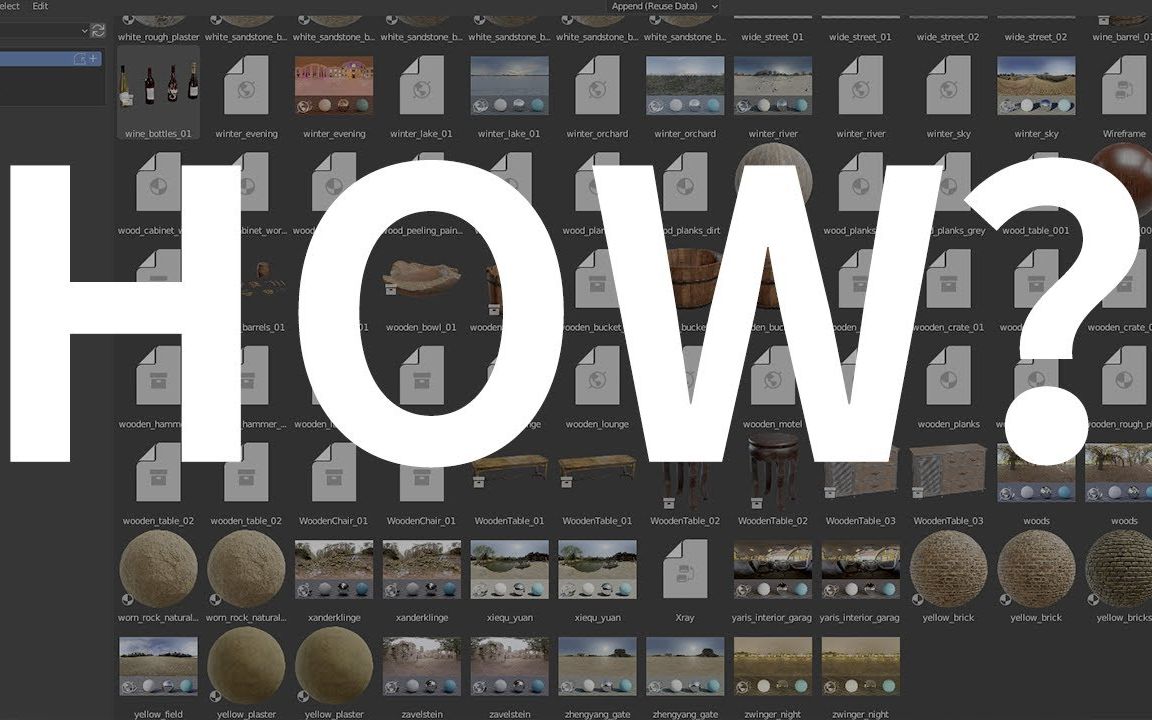 ߒ� 如何使用Blender 自定节点组 & 资产库 / 几何节点 教程 / ...