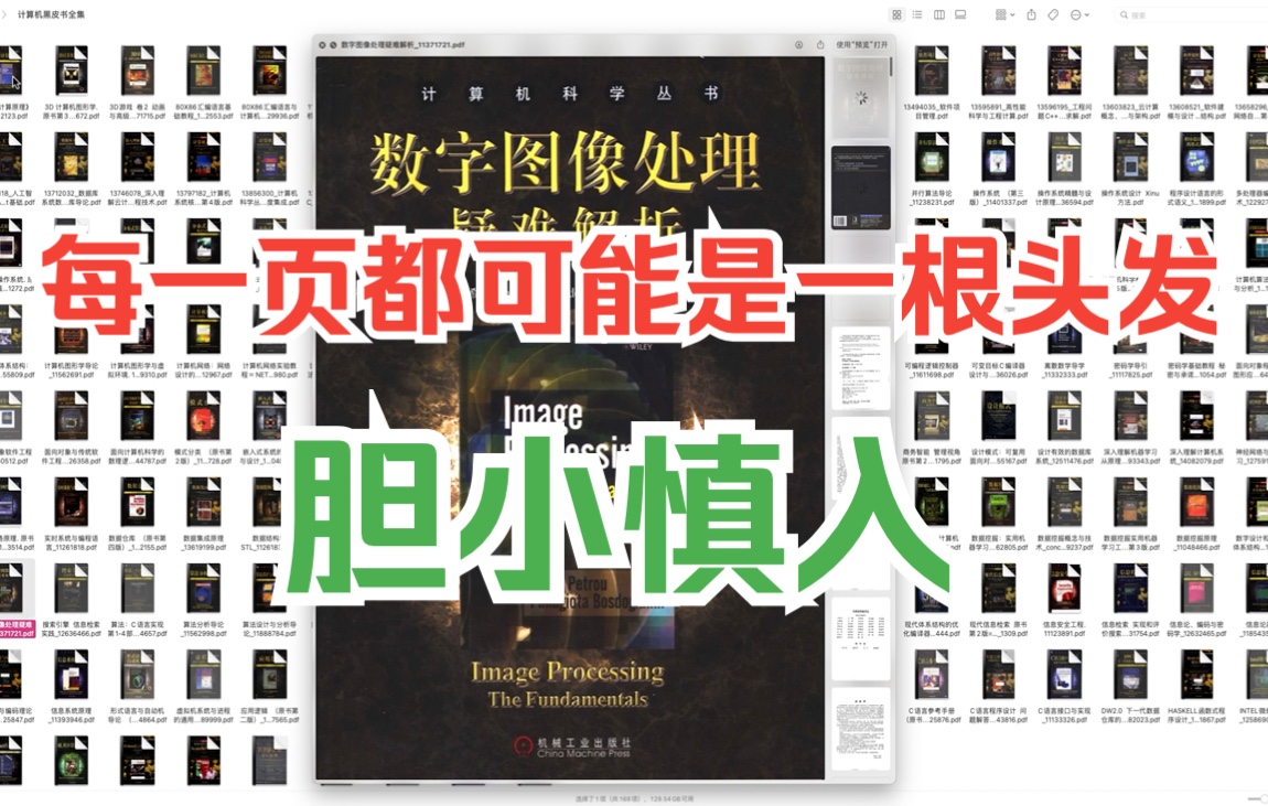 计算机系的圣经➡️黑皮书全集-见者落泪❓