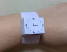 儿童手工折纸:手表怎么用纸折?给宝宝折个小玩具吧!