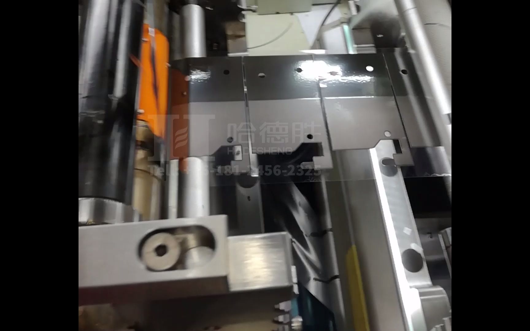 手机辅料散热件新能源锂电池石墨片材料圆刀机模切实拍