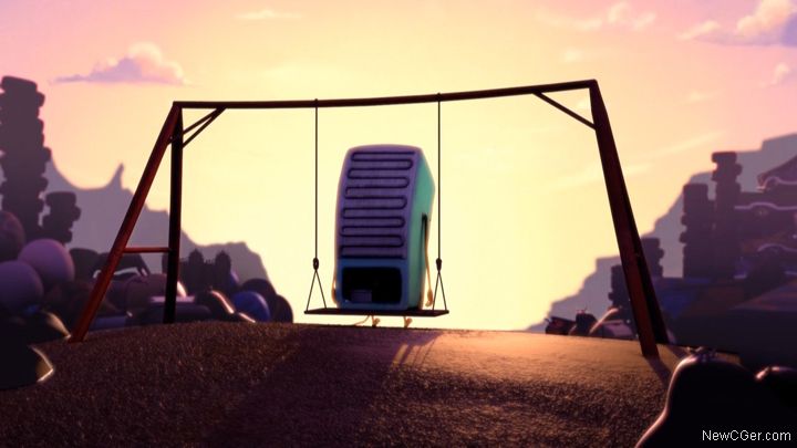 国外学生作品 动画短片《离家出走的冰箱》Runaway