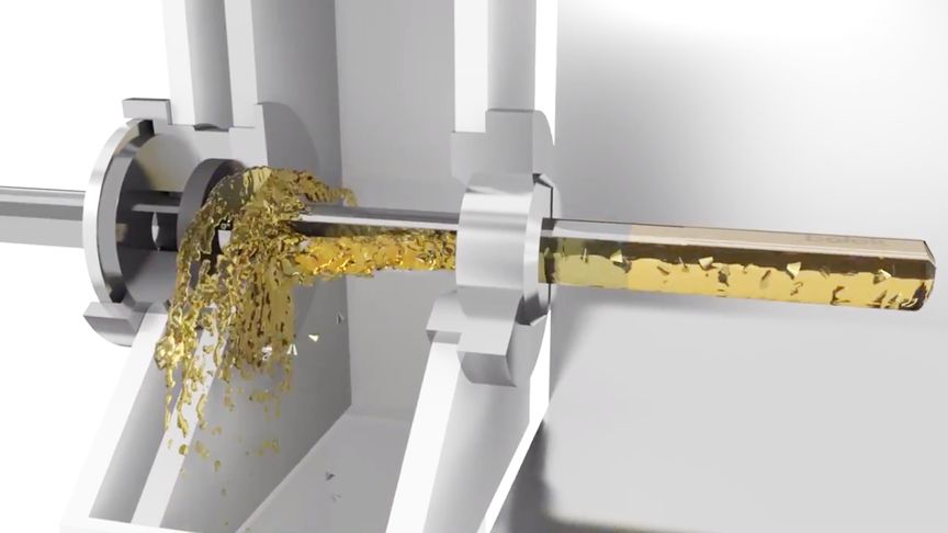 深孔加工神器“枪钻”,3D动画展示其工作原理,太直观了