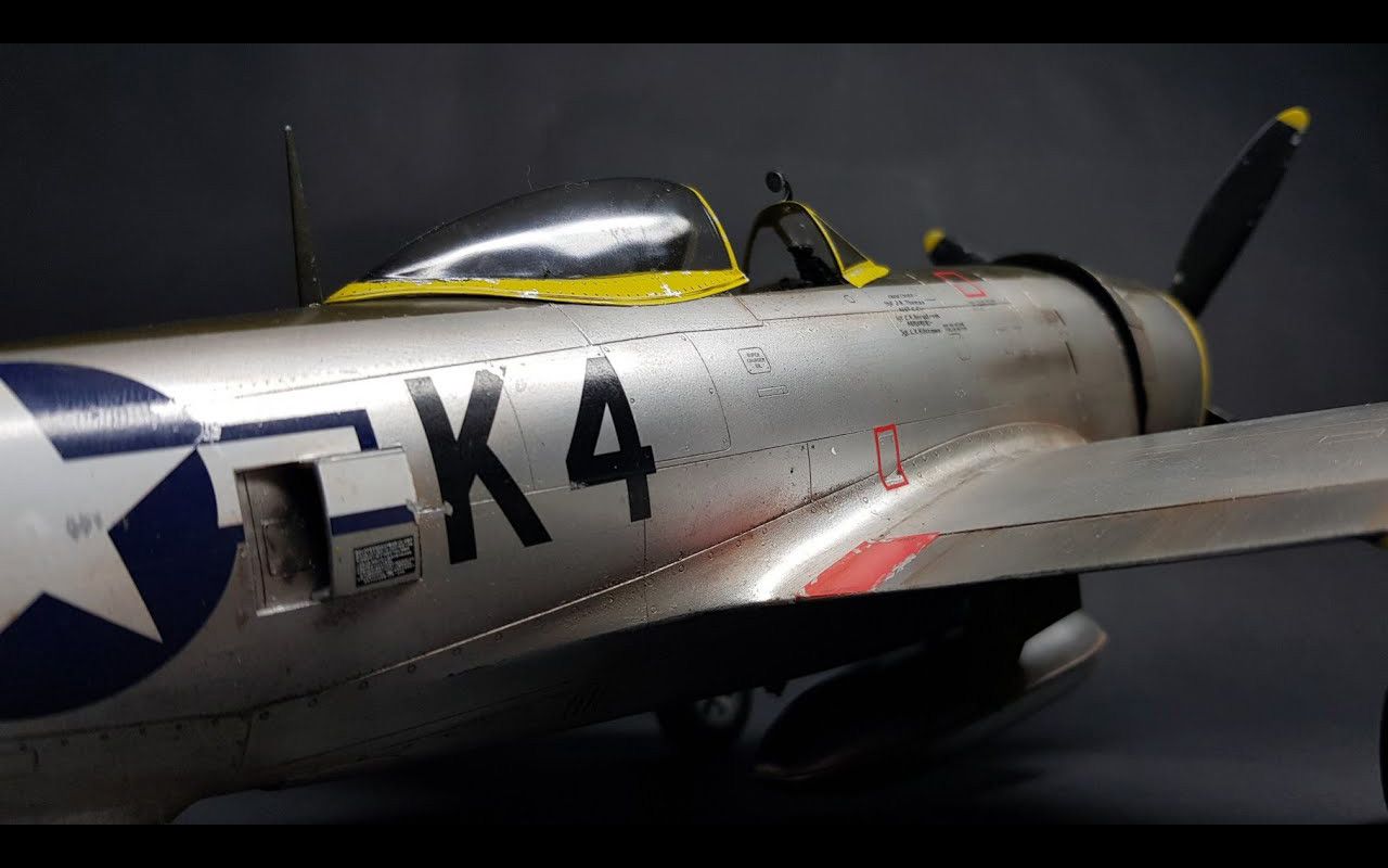 1比32比例限量版P-47D模型飞机制作教程