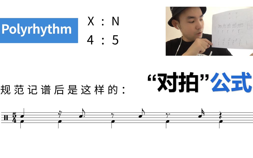 《乐队的夏天2》里提到的“对拍”是什么?一个公式搞定!