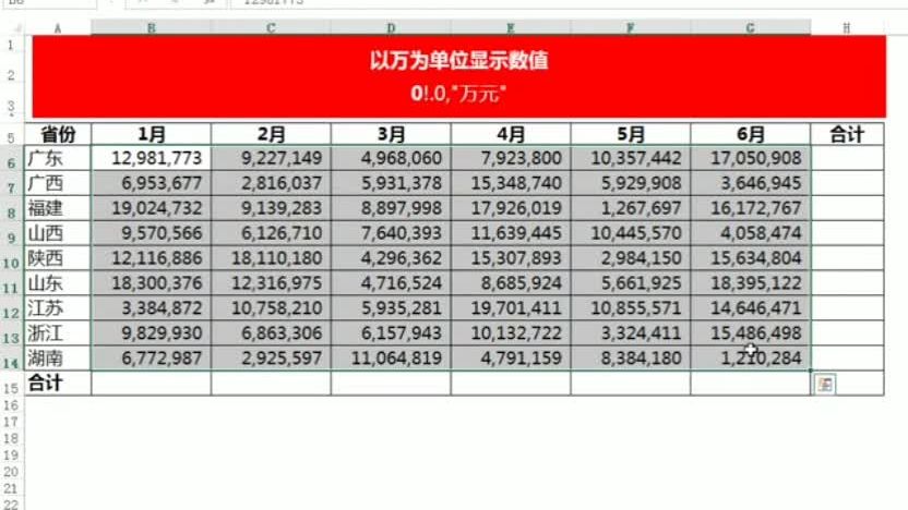 #excel技巧 数值太大的时候,试试这个小办法,简单实用!