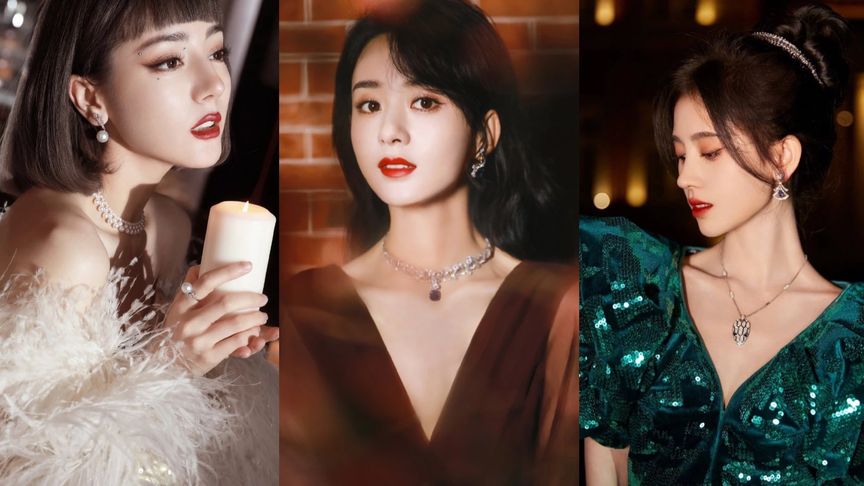 盘点:2020微博之夜女明星红毯造型,迪丽热巴,赵丽颖,鞠婧祎