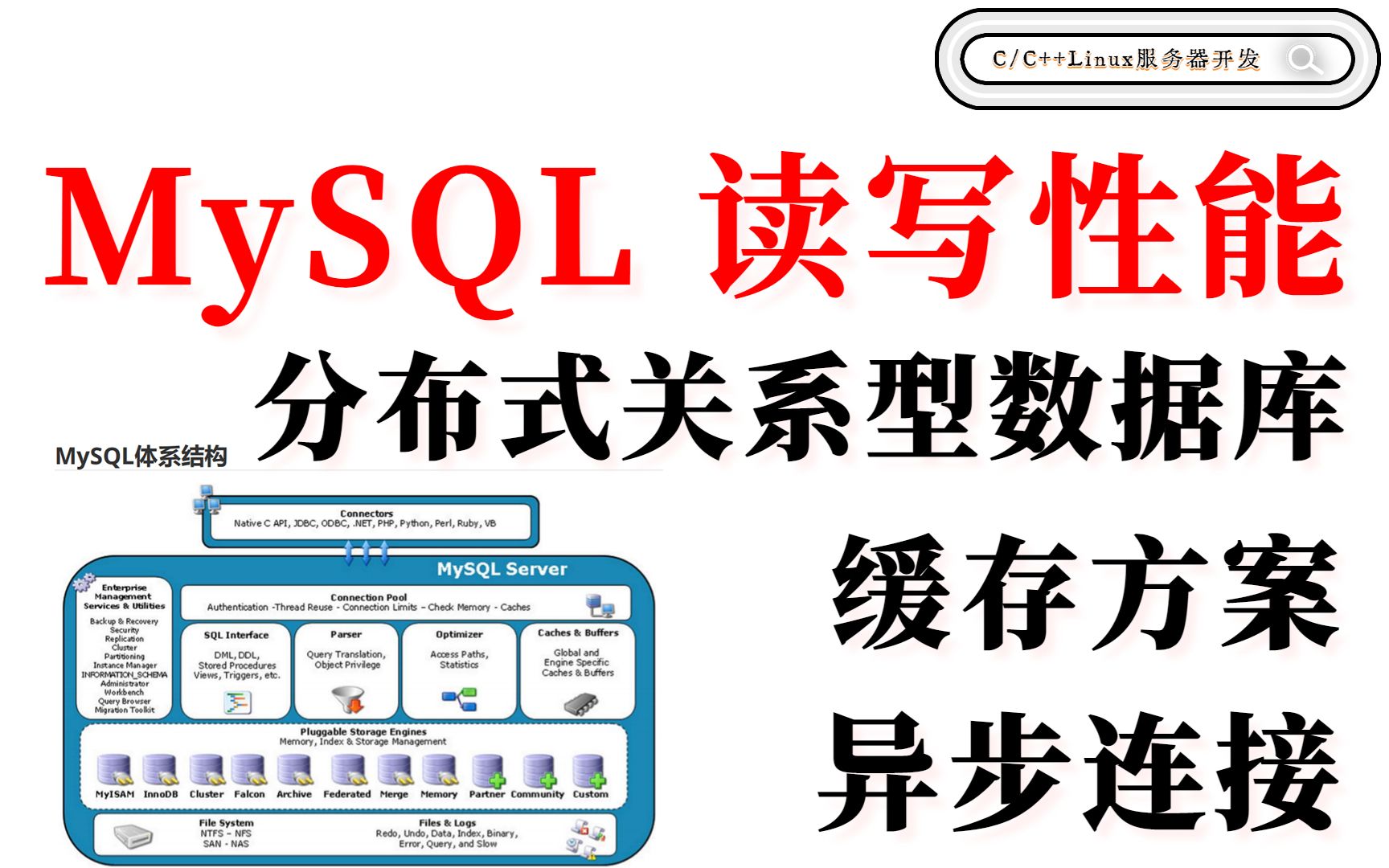 如何提升MySQL读写性能: 分布式关系型数据库、缓存方案、连接池、...
