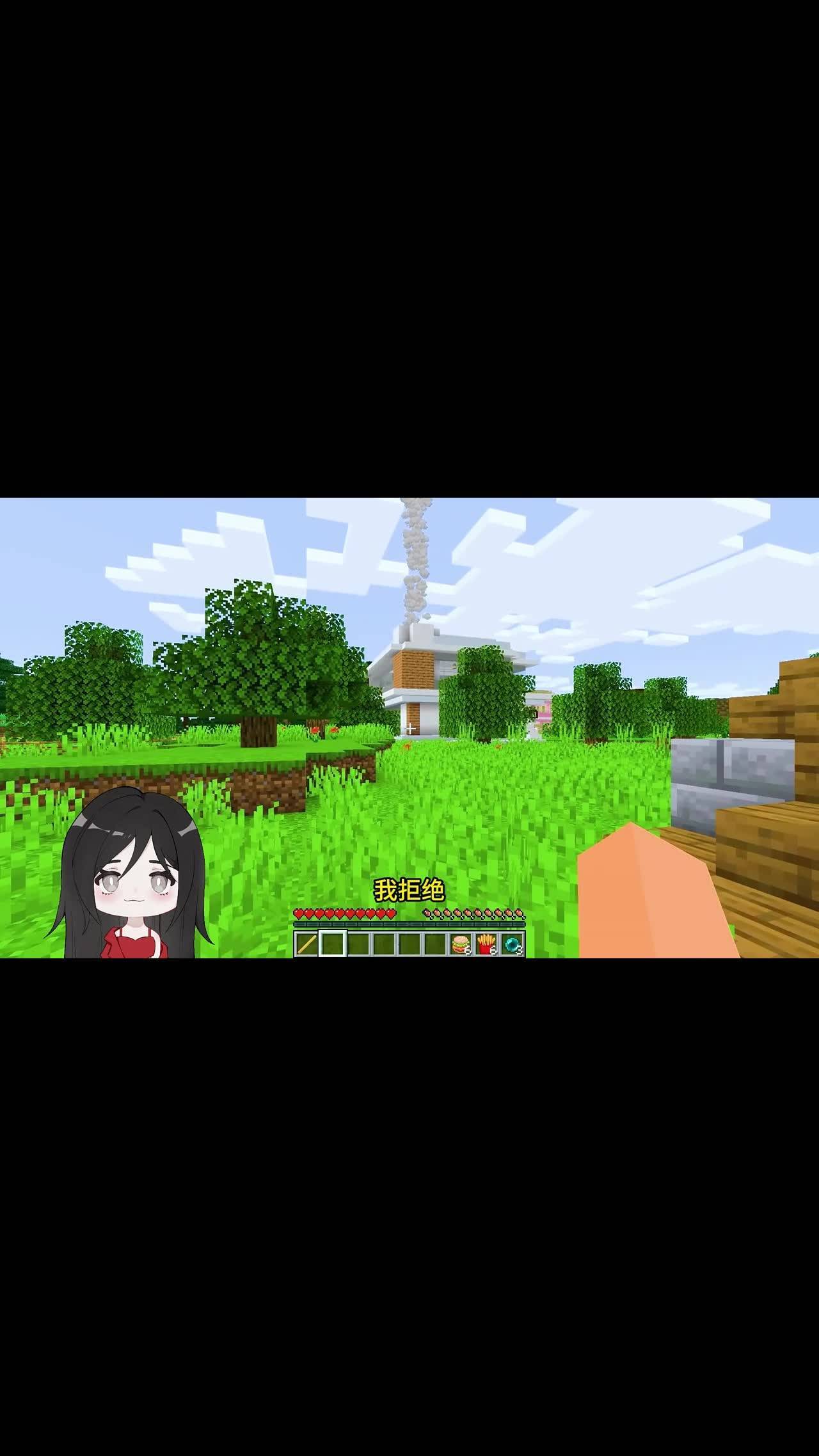 我的世界:科学家带领西兰花机器人 ,闯入小米蕉麦当劳破坏