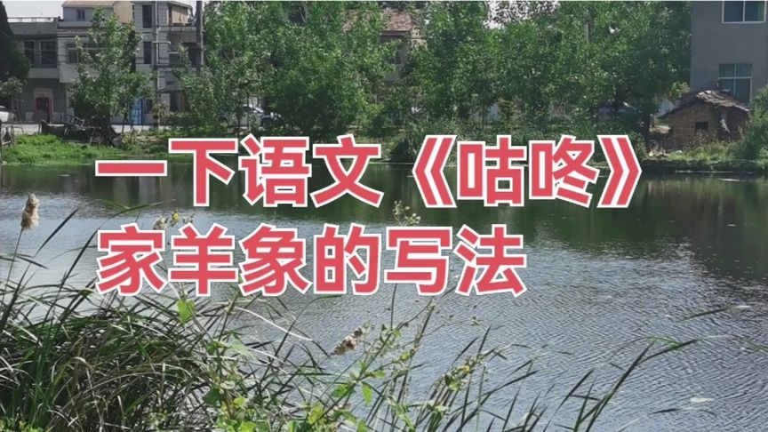 一下语文《咕咚》,家羊象的写法,千家万户,羊肠小道,万象更新